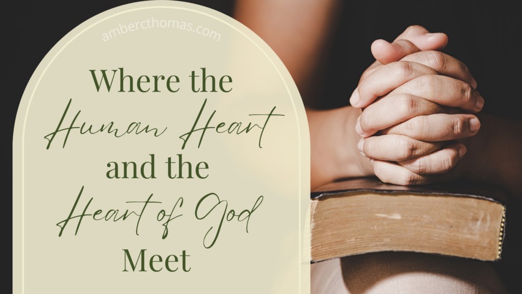 Where the Human Heart and the Heart of God Meet - amber c thomas